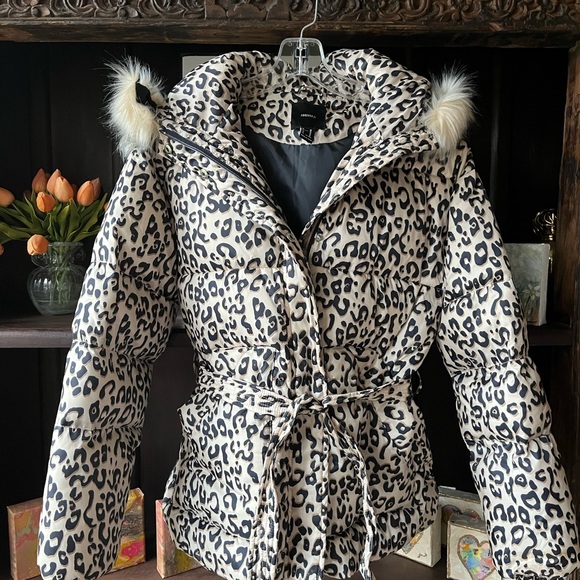 Jackets & Coats | Leopard Puffer Jacket | Poshmark